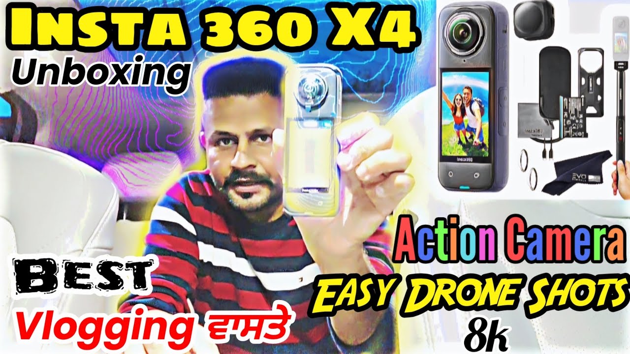 Insta 360 X4, Unboxing The Future Best Action Camera 8K | Vlogging ...