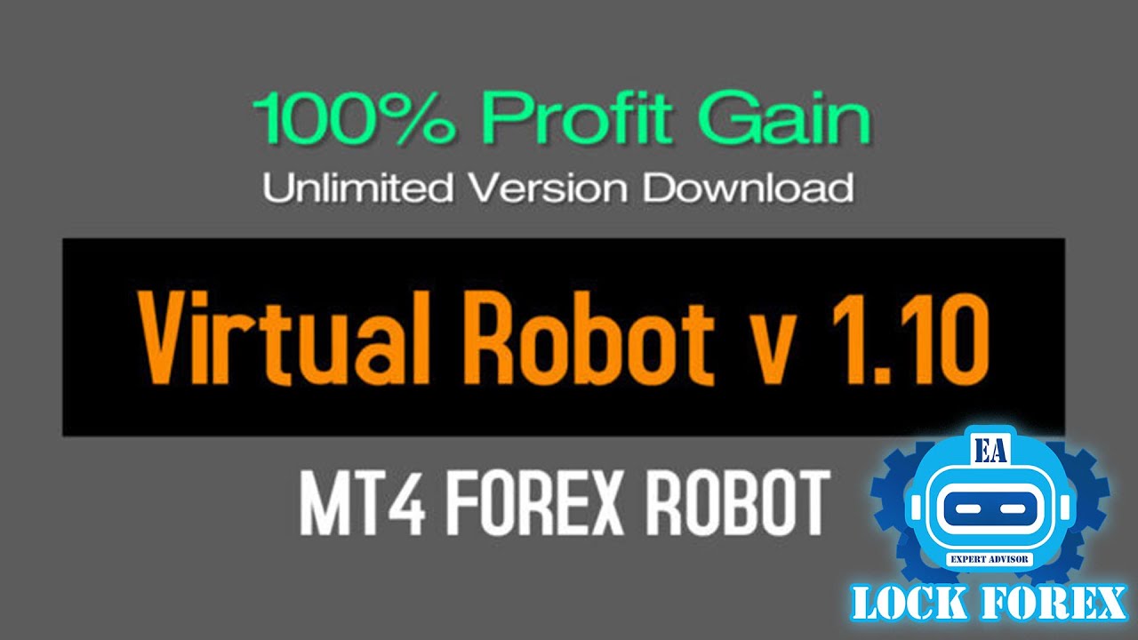 FREE EA ROBOT MT4 (VIRTUAL ROBOT V1.10) - YouTube
