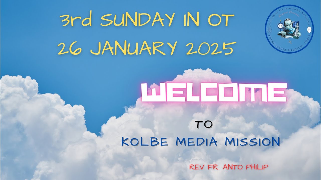 3rd Sunday in OT || Theme: The Word of God: Transforming Lives with Joy ...