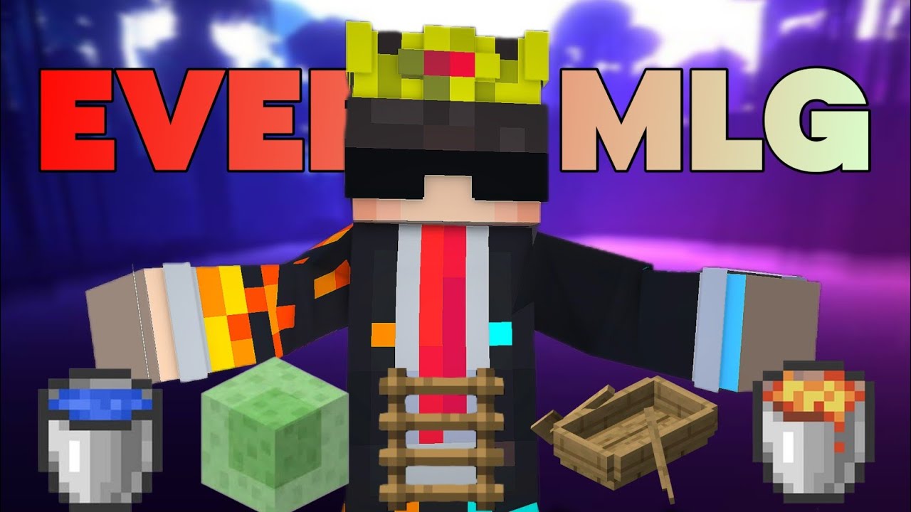 I did every MLG possible in Minecraft pe | Trying MLG in Minecraft ...