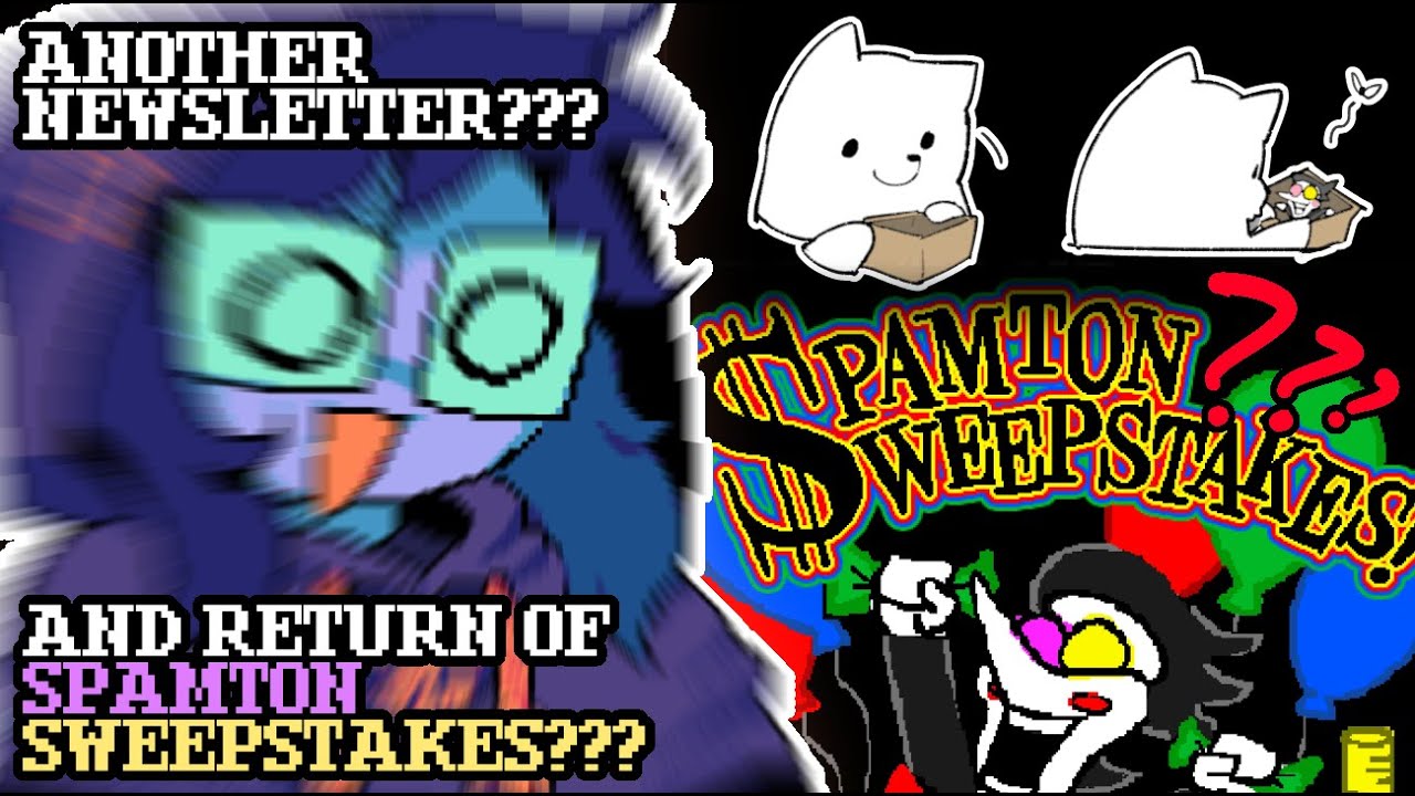 NEWSLETTER AND NEW SPAMTON SWEEPSTAKES PAGES????? | Replaying DELTARUNE ...
