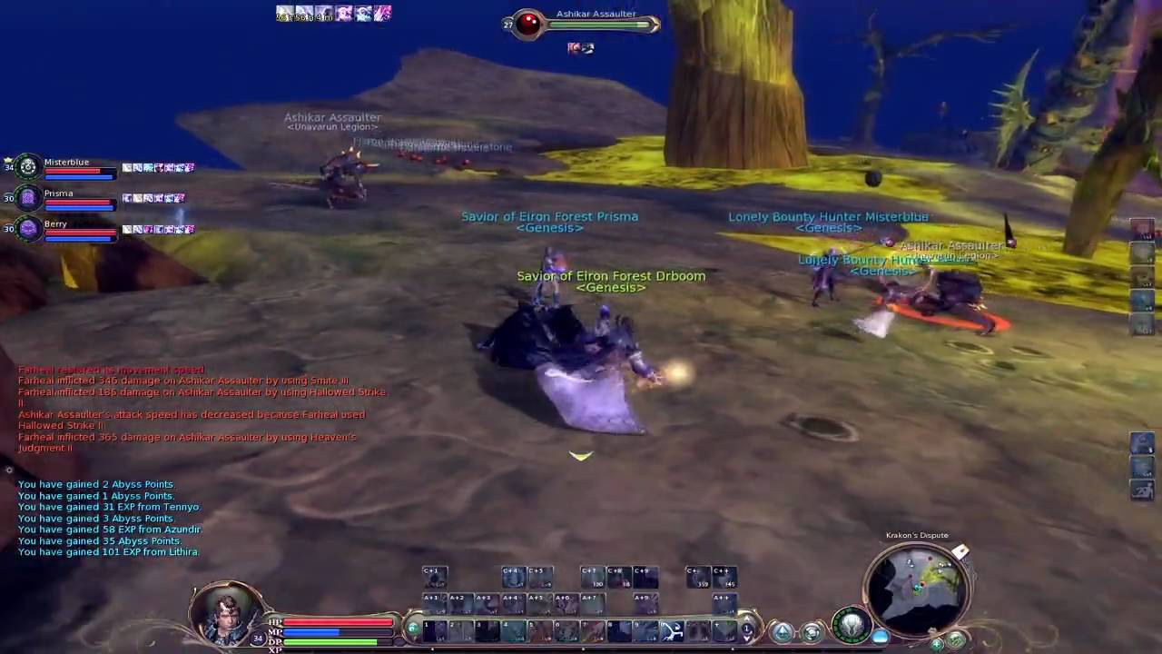 Aion SM PVP with group - YouTube