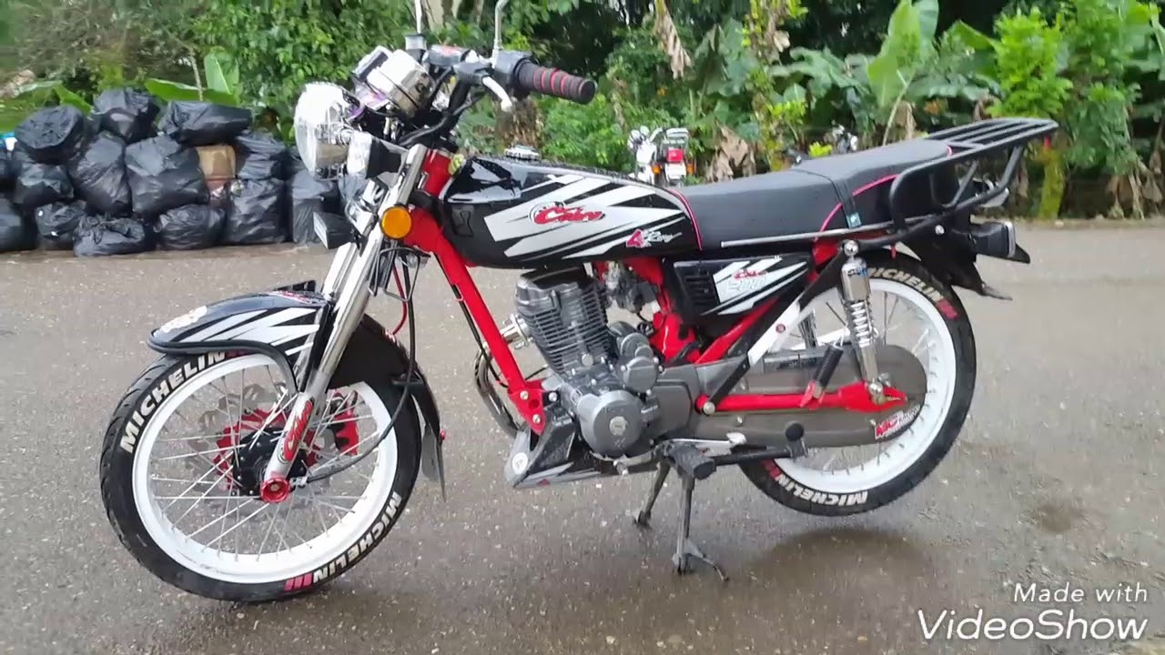 CG 200cc 4K modelo COBRA Con chasis Rojo. - YouTube