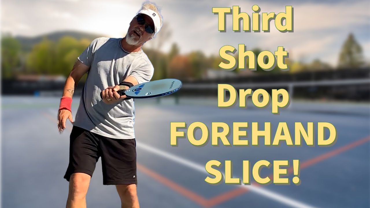 Third Shot Drop FOREHAND SLICE Tutorial - YouTube