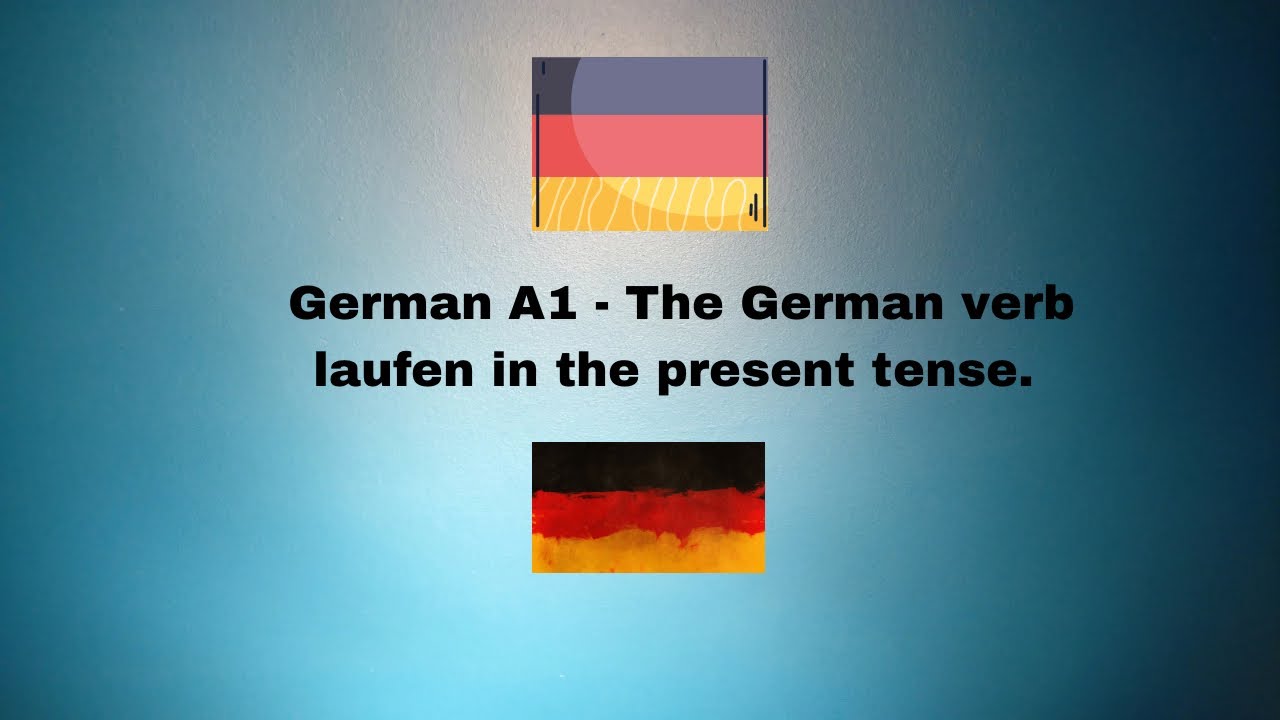 German A1 - The German verb laufen in the present tense - YouTube
