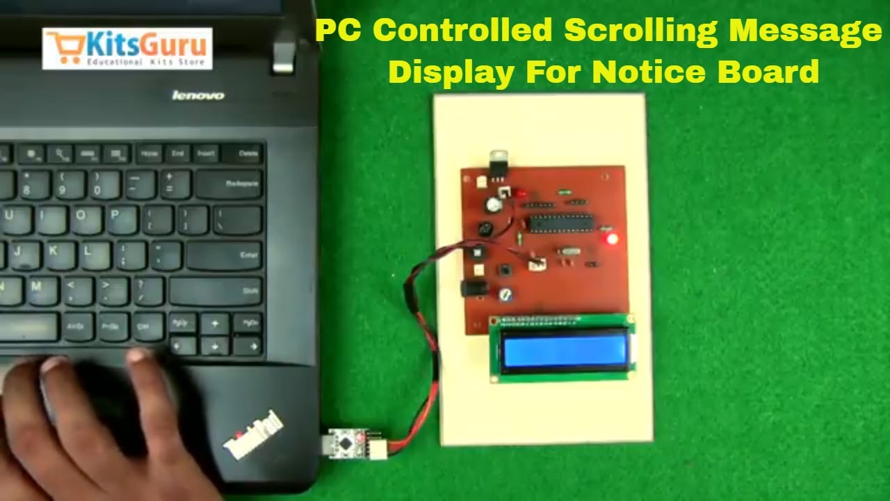 PC Controlled Scrolling Message Display For Notice Board by KitsGuru ...