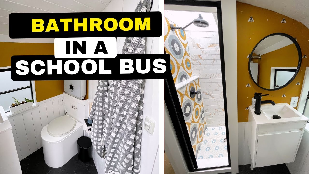 Tour Bus Interior Bathroom