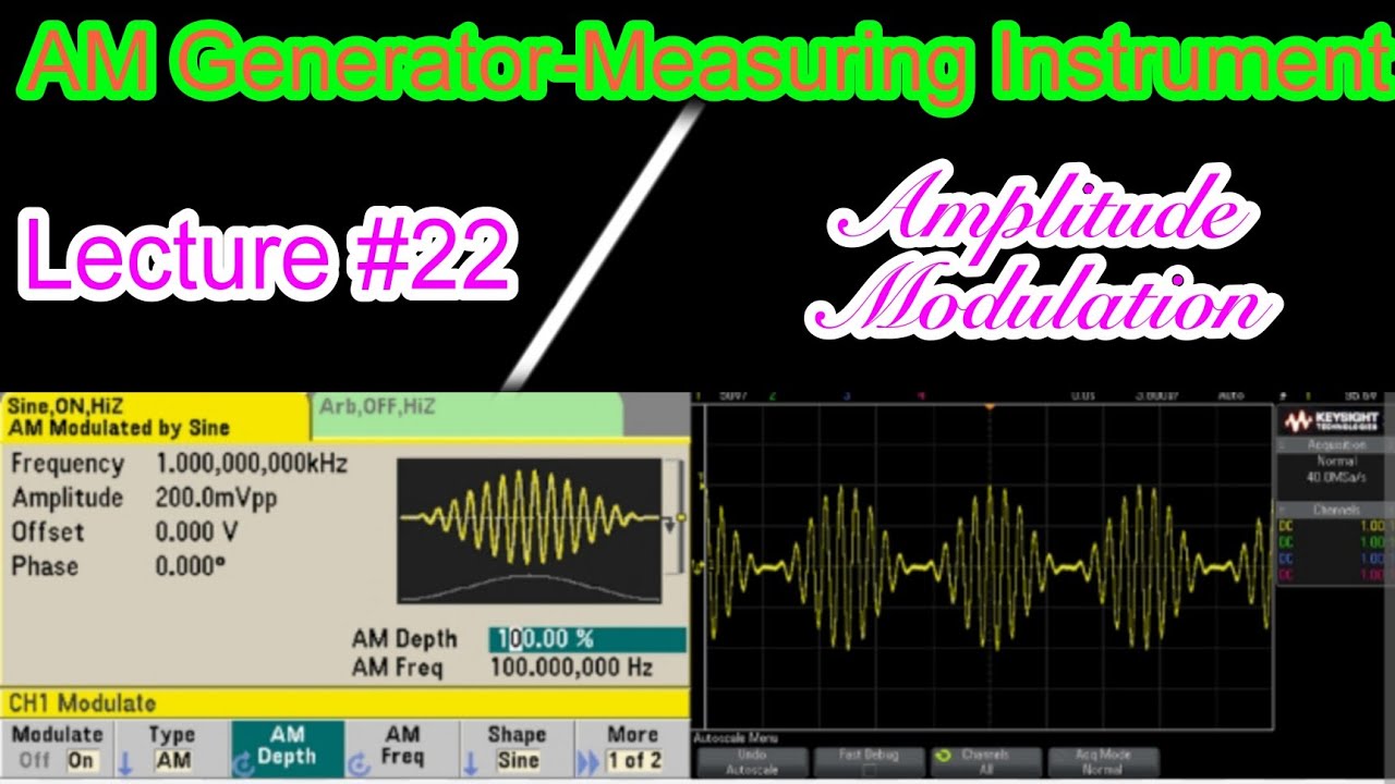 What is amplitude modulation generator and how it works| Amplitude ...