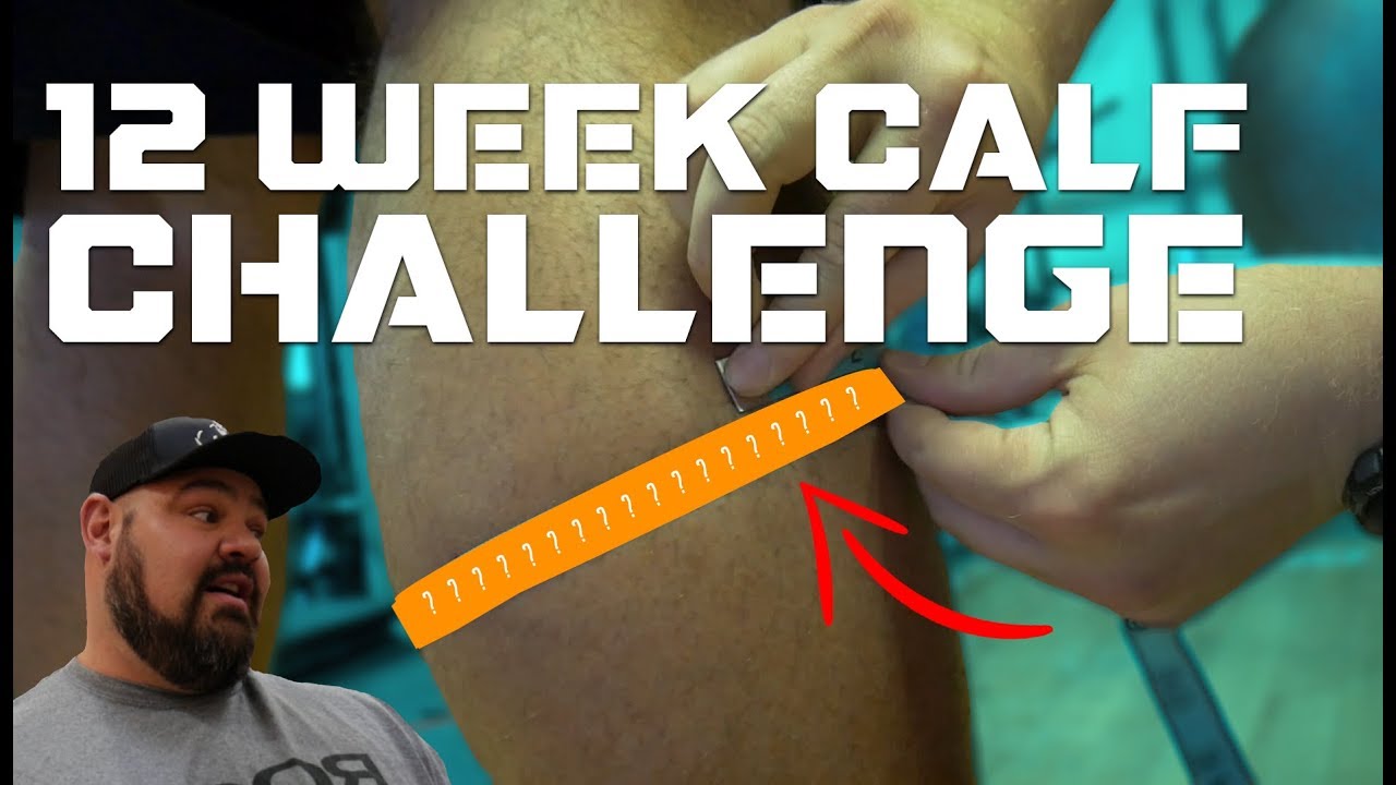 GROWING MY CALVES | 12 WEEK CALF CHALLENGE | BRIAN SHAW - YouTube