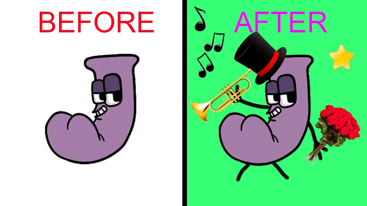 Dancing Alphabet Lore. Dance of "J" - YouTube