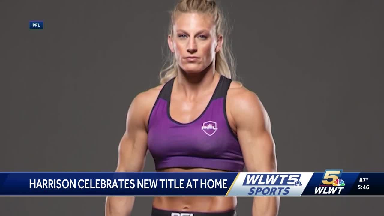 UFC champion Kayla Harrison celebrating new title at Middletown High ...