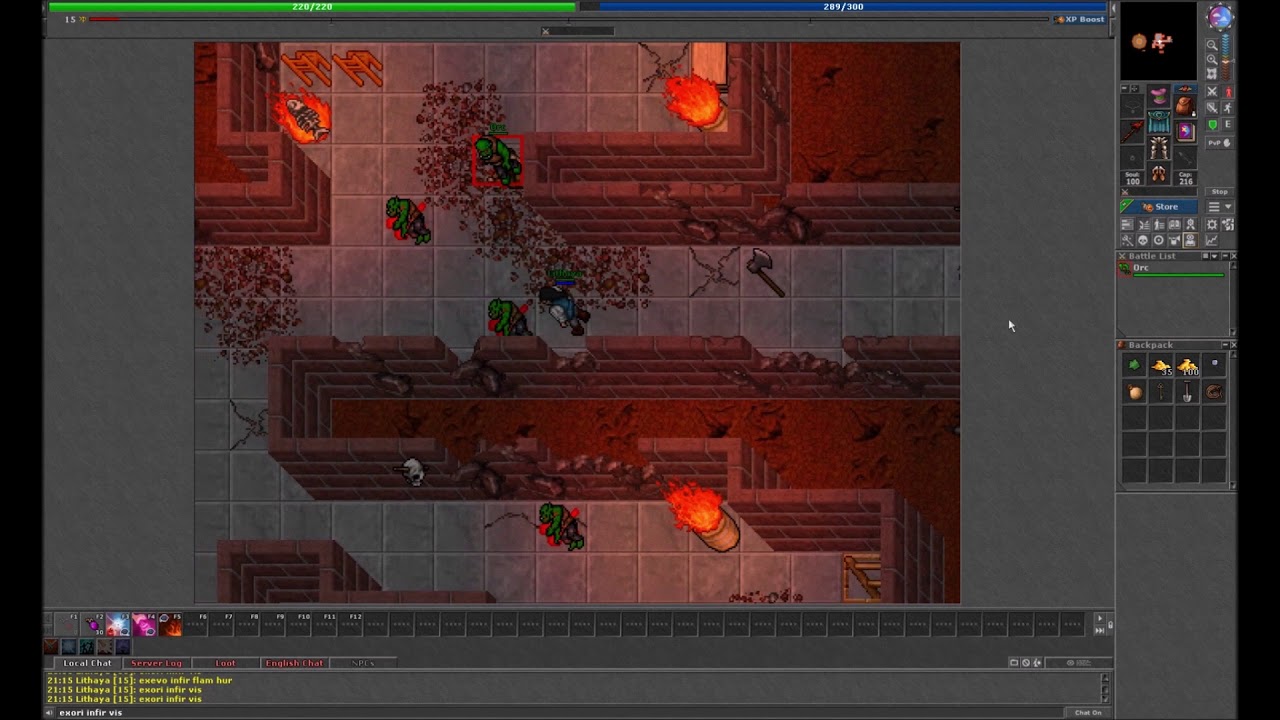 Tibia, Thais Troll Cave - YouTube