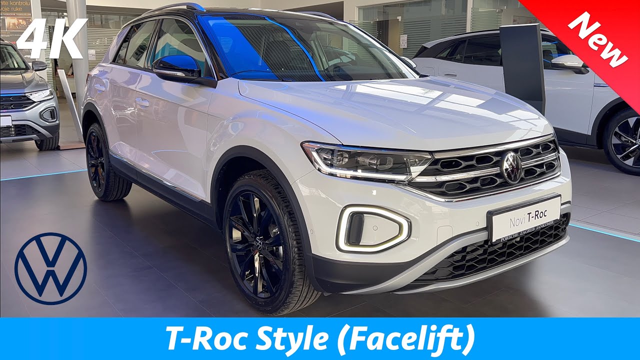 VW T-Roc Style 2022 - FIRST look in 4K | Facelift (Exterior - Interior ...