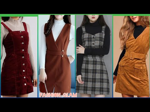 School Girls Mini Pinafore Dresses/Secretary Dress/Button Overall Dress/Corduroy Suspender Dress