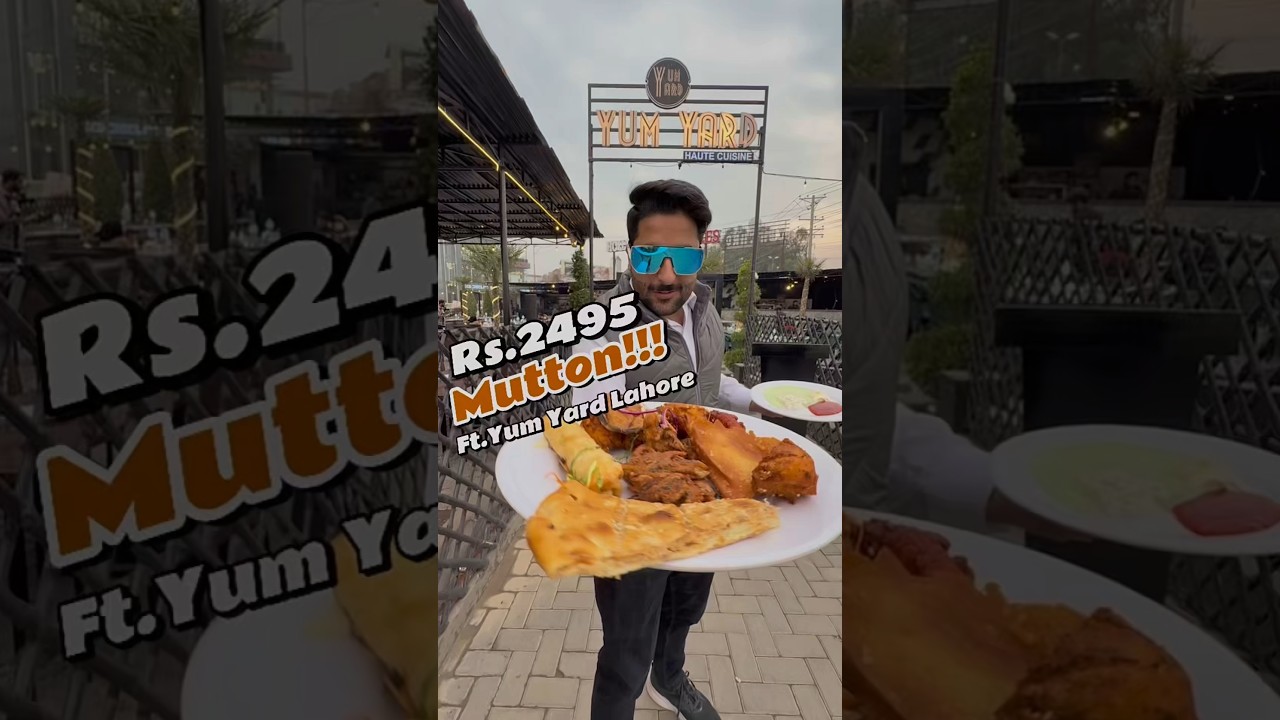 Mutton Buffet at Yum Yard Restaurant near Thokar Lahore #realwowboy # ...