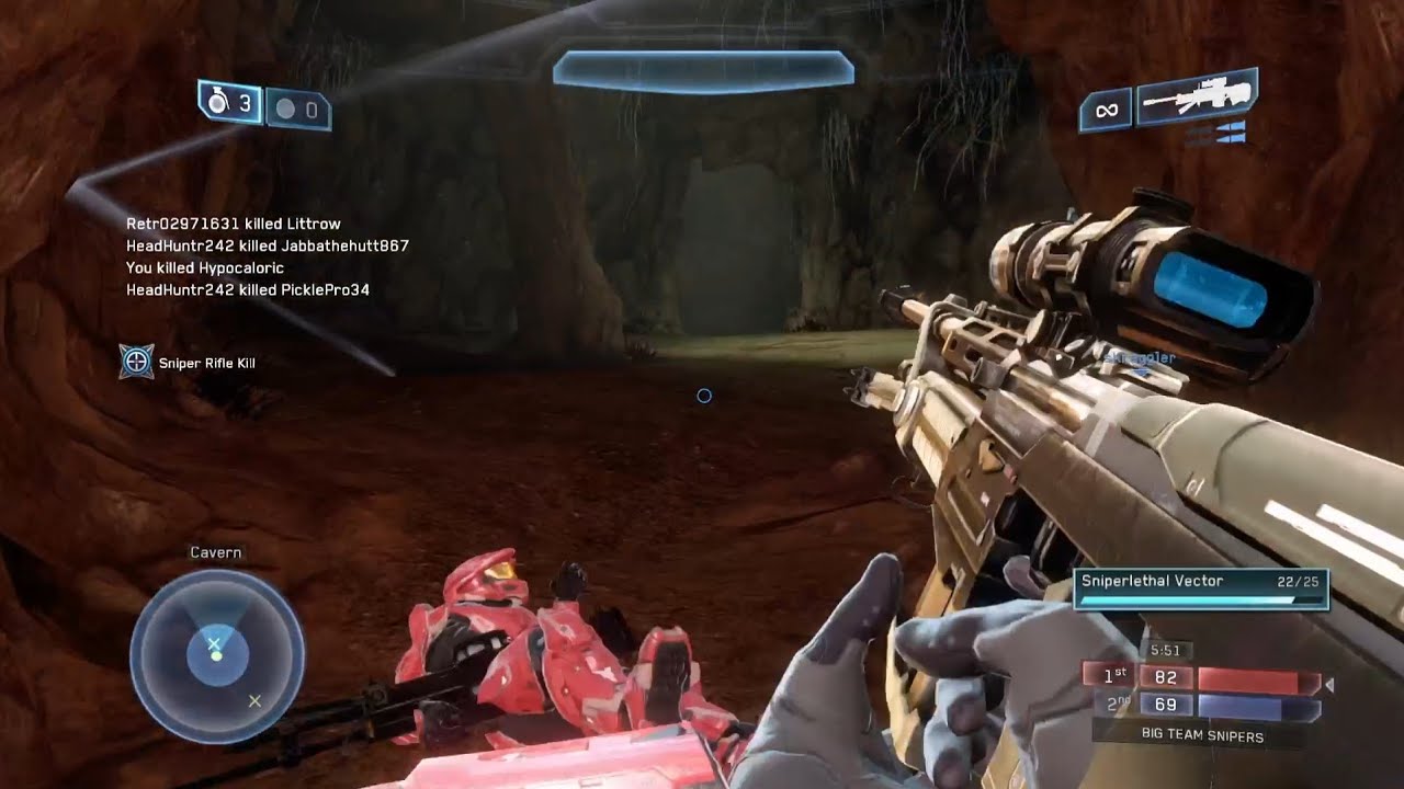 Halo 2 Anniversary Multiplayer - SniperFight Gameplay - YouTube