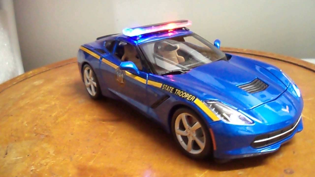 1/18 "SPEED Demon" NYSP New York State POLICE Corvette Stingray - YouTube
