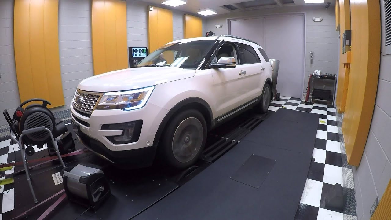2016 Ford Explorer dyno testing - YouTube