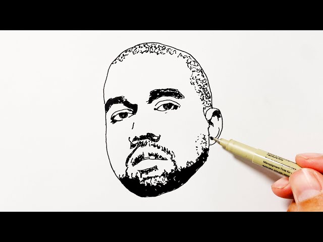 Easy Kanye West Drawing