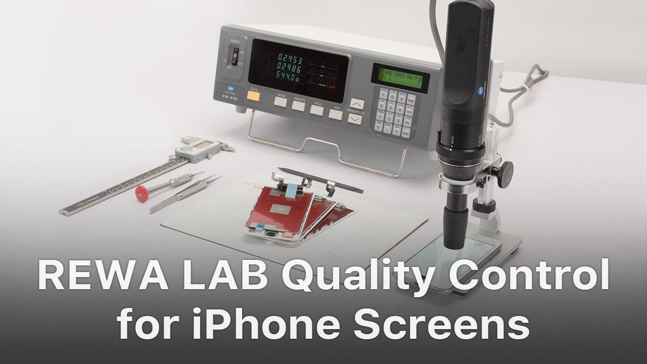 iPhone LCD Screen Sampling Test - REWA LAB - YouTube