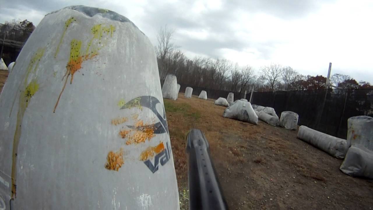Uconn Paintball Practice: Will's Point: Matt's Outback Paintball - YouTube