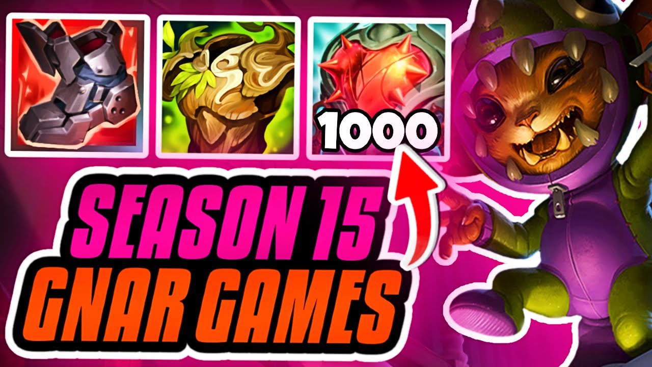 GNAR IS SO BROKEN IN SEASON 15!!! TANK GNAR IS BACK!!! Season 15 Gnar ...