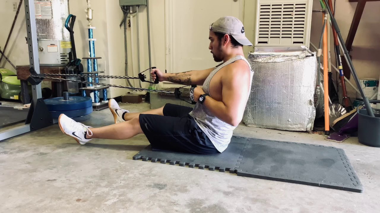Banded Seated Row with ISO Hold - YouTube