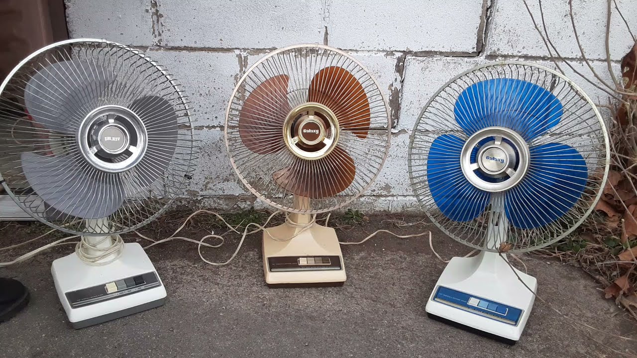 Galaxy 12" oscillating fans - YouTube