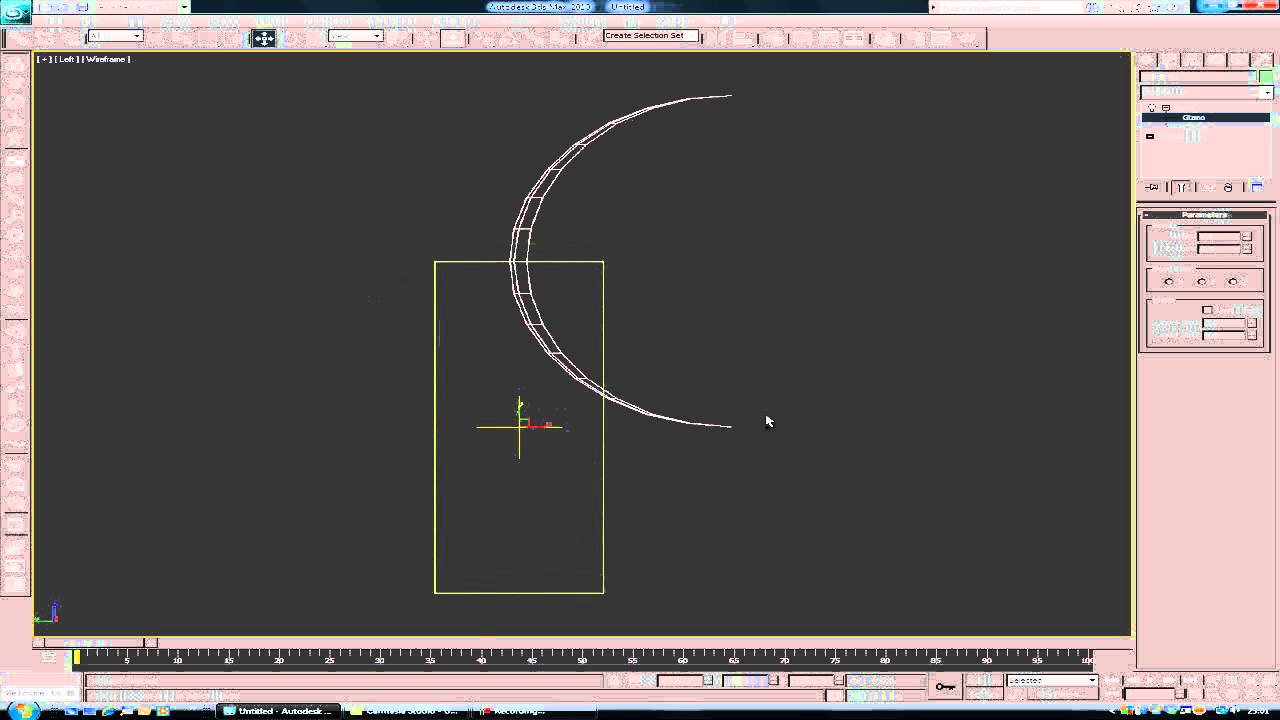 3ds max opening flower tutorial - bend modifier - YouTube