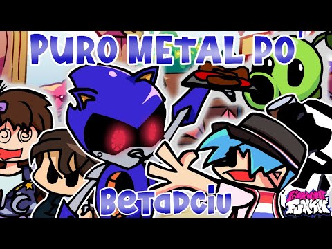 🎤🎶Puro Metal po' But Every Turn a Different Character sings《FNF Puro ...