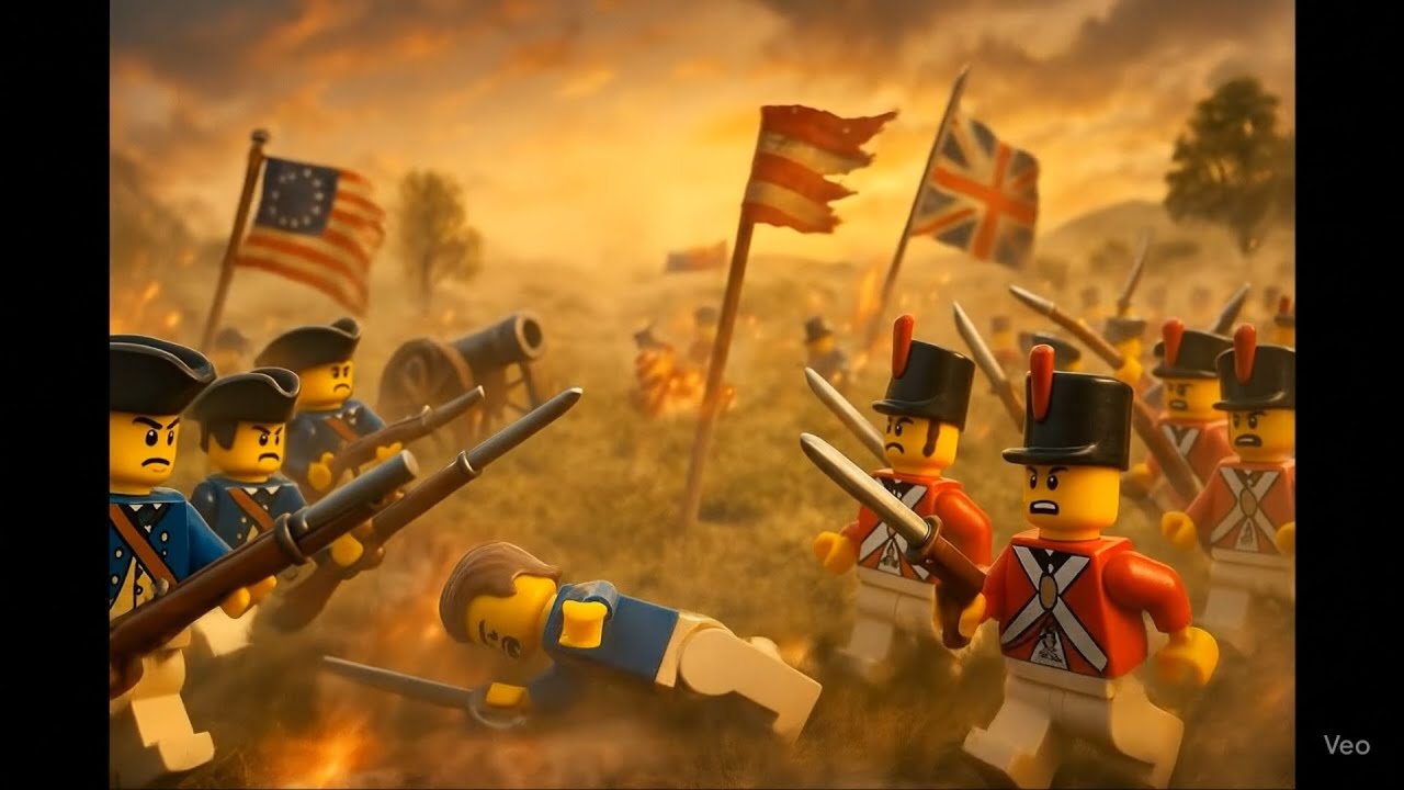 The Battle of Bunker Hill in LEGO!!! Based On History - YouTube