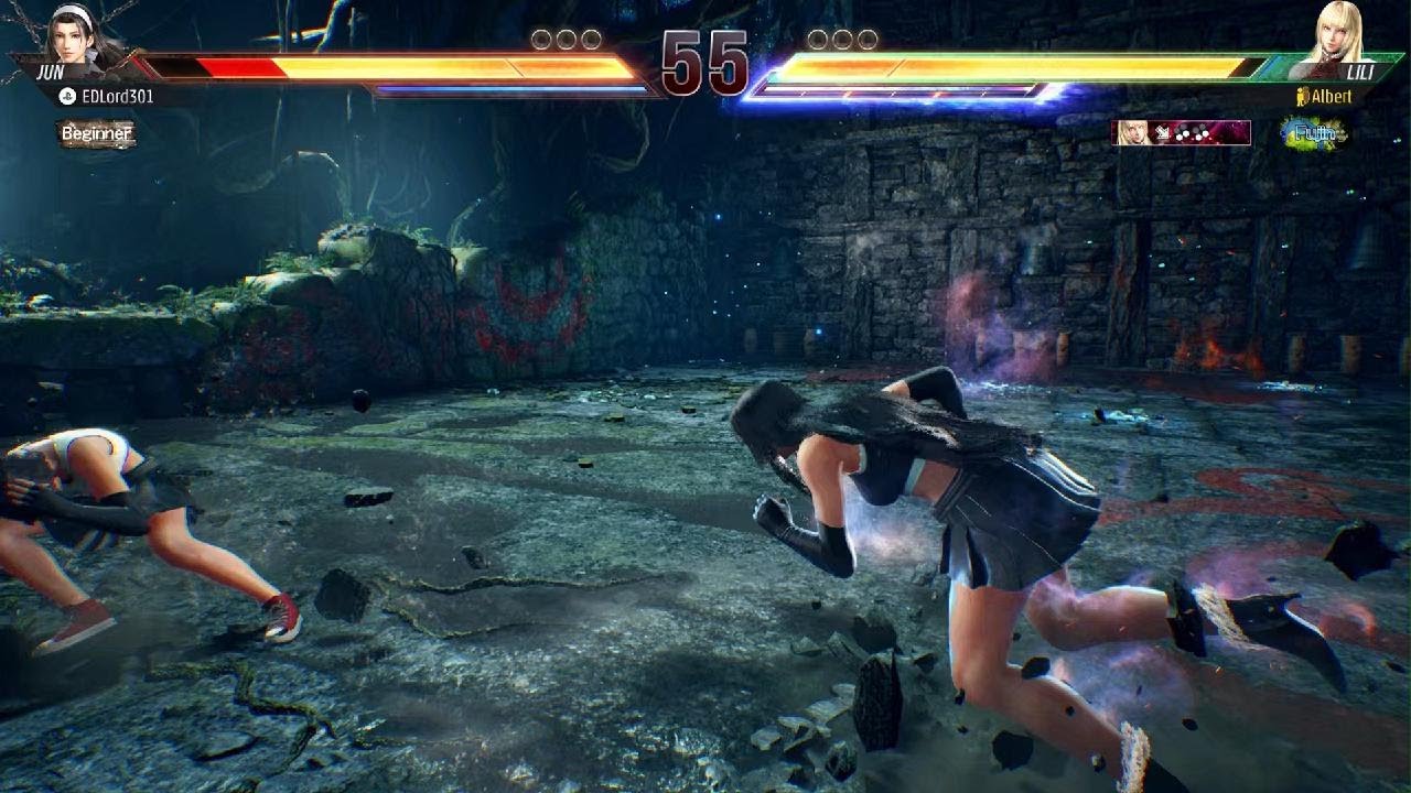 TEKKEN 8 Jun Kazama vs Lili Super Ghost Battle - YouTube