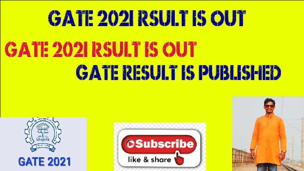 GATE 2021 RESULT IS OUT ।। GATE RESULT IS PUBLISHED ।। SURAJIT JALIK ...