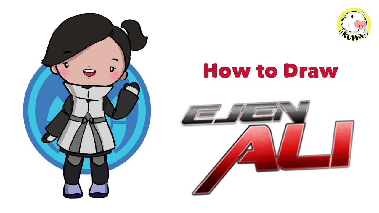 How to Draw agent Moon | agent Ali Animation - YouTube