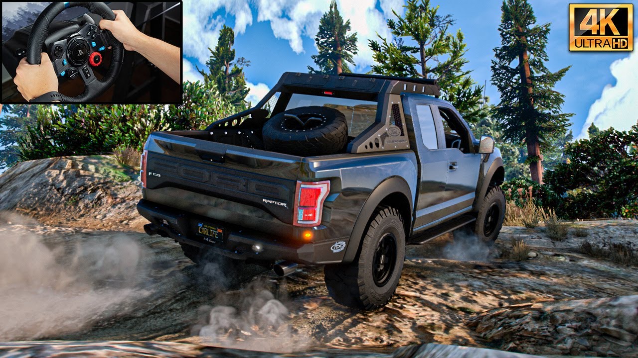 Ford F150 Raptor | OFFROAD | Grand Theft Auto 5 | Logitech G29 Driving ...