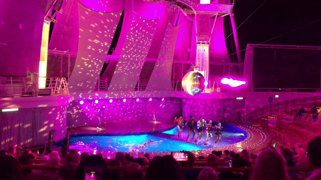 Symphony of the Seas -- Hiro Show in the AquaTheater - YouTube