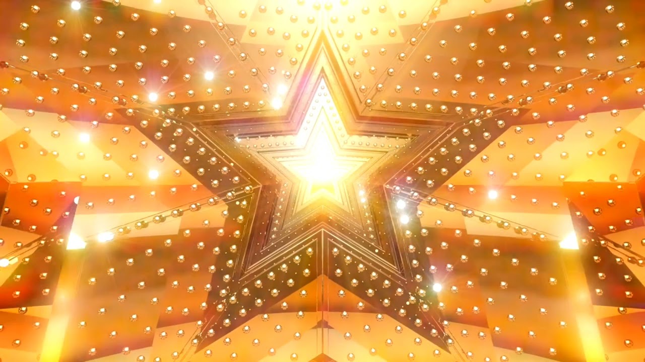 GOLDEN STAR VIDEO BACKGROUND FREE - YouTube