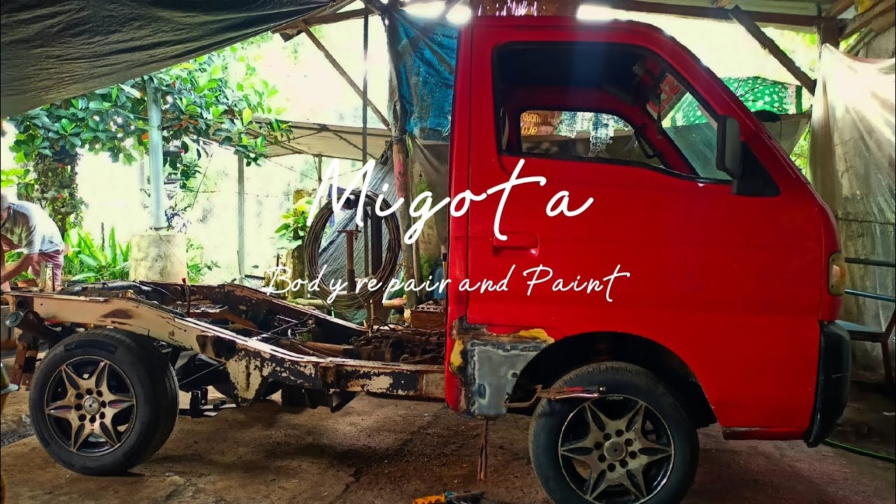 Suzuki Multicab body and paint restoration - YouTube