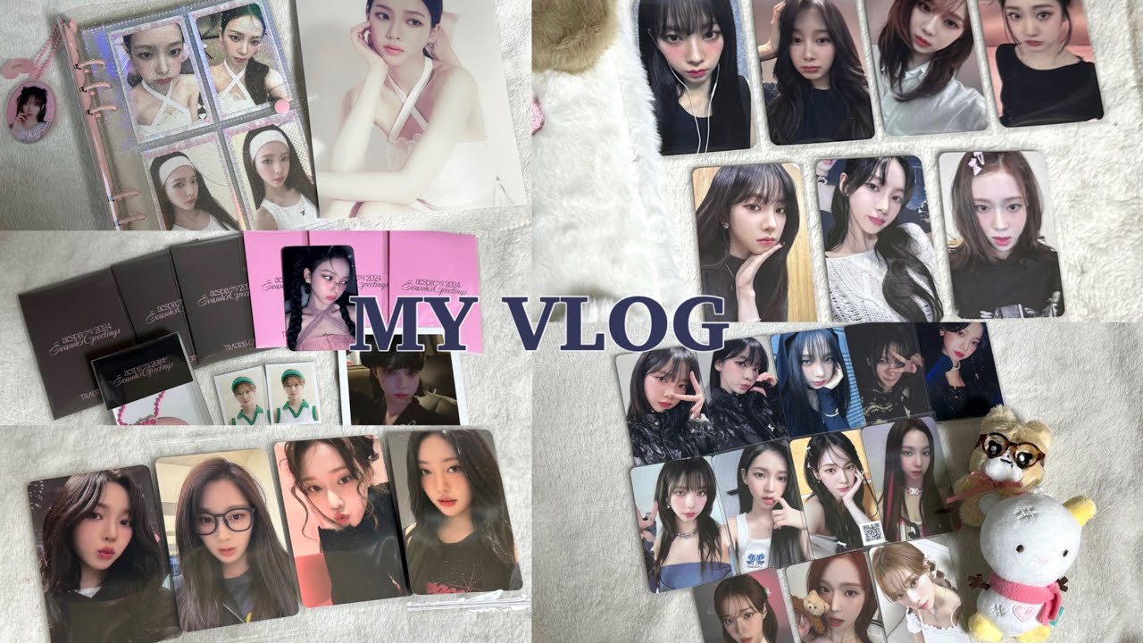 마이로그 26 수수수수퍼노바 에스파 컴백 나도 컴백 👽 미공포 • 준등기깡 • 베로하 포카 바인더 • 바인더 정리