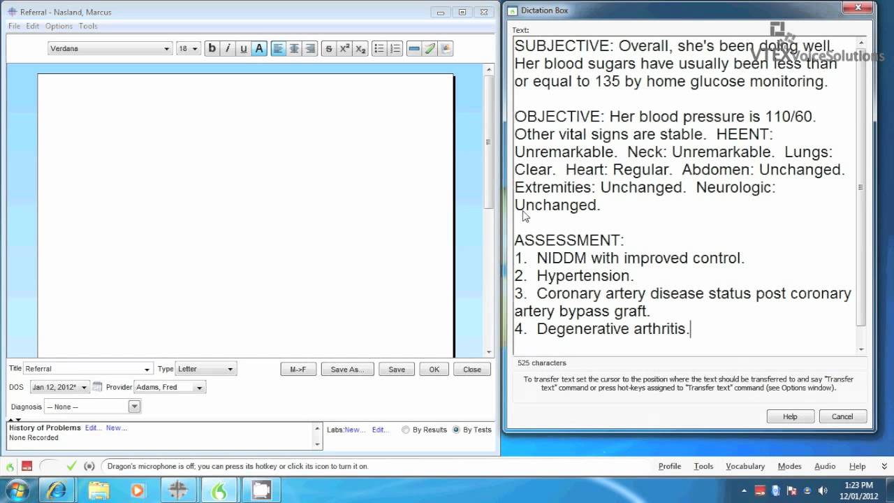 Dragon Medical Practice Edition Dictation Box Tutorial - YouTube