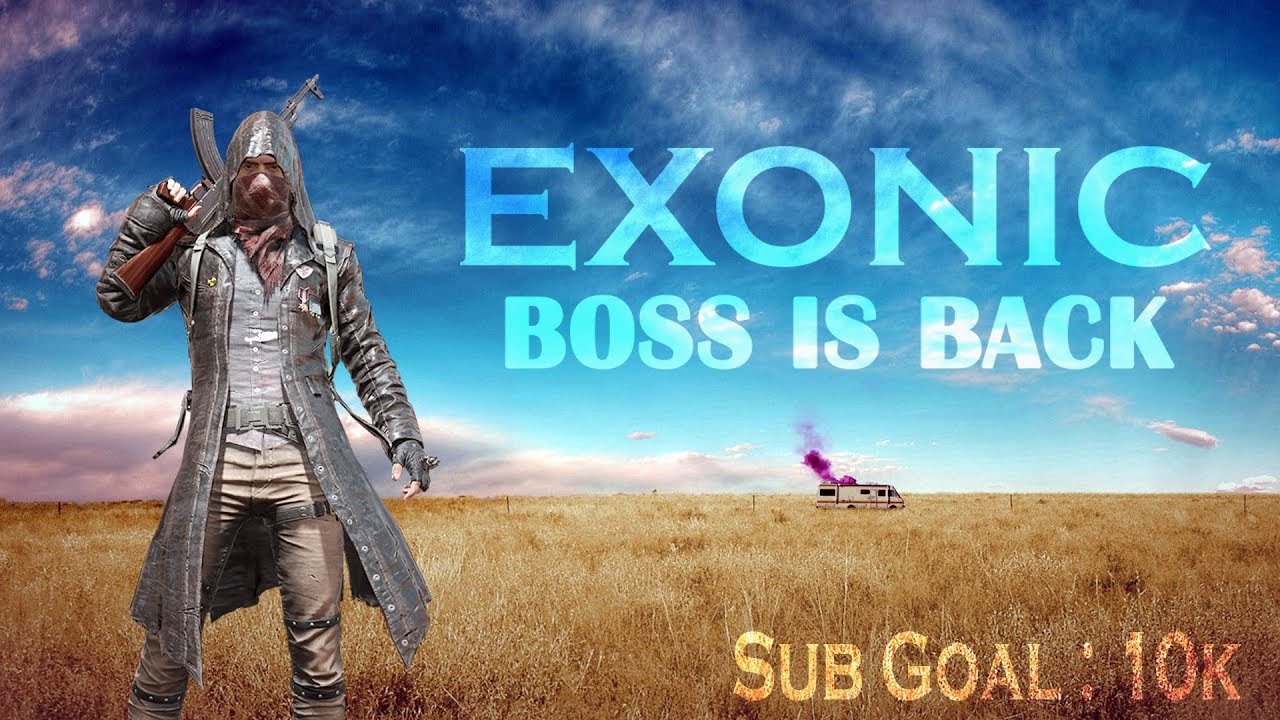 PUBG MOBILE LIVE | BOSS IS BACK | SUB GOAL 10K - YouTube