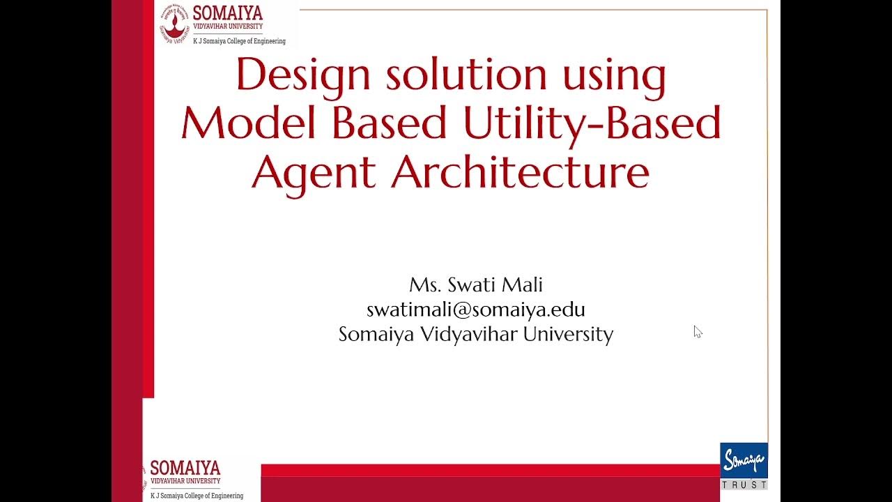 Utility based Agent architecture - Automated Sprinkler system Problem ...