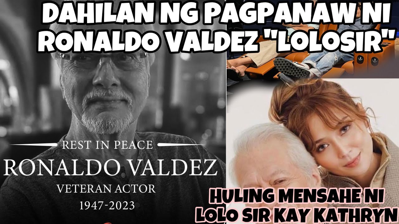 LAST MESSAGE NI LOLOSIR KAY KATHRYN BERNARDO!SANHI NG PAGPANAW NI ...