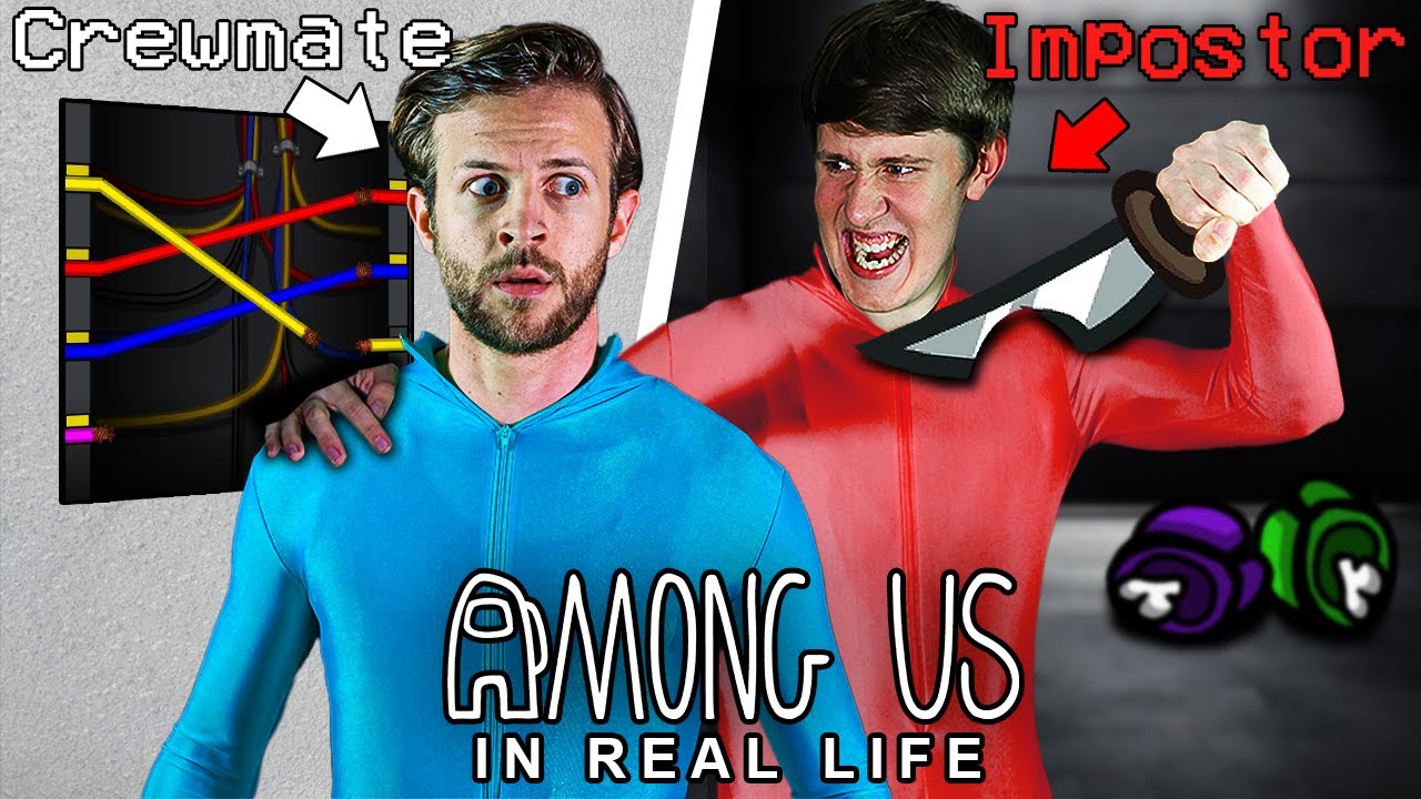 We Played AMONG US But in REAL LIFE! - YouTube