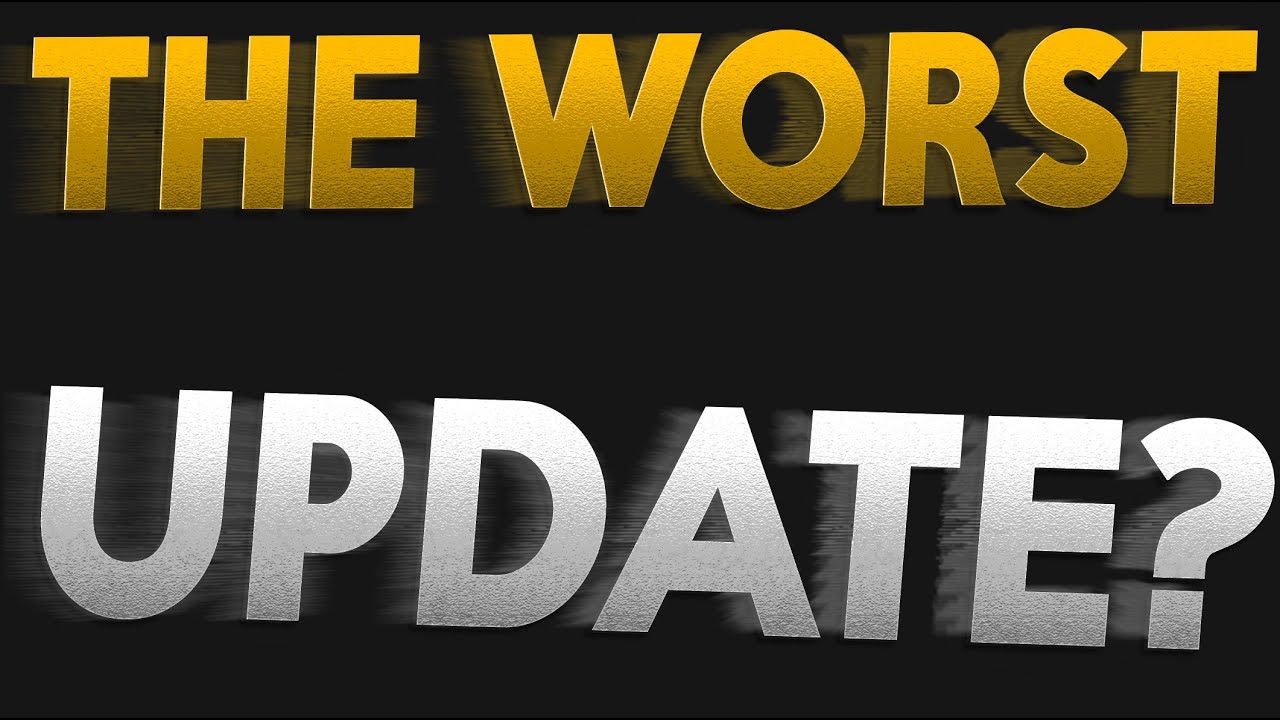 THE WORST UPDATE EVER? Not really... WOTB - YouTube