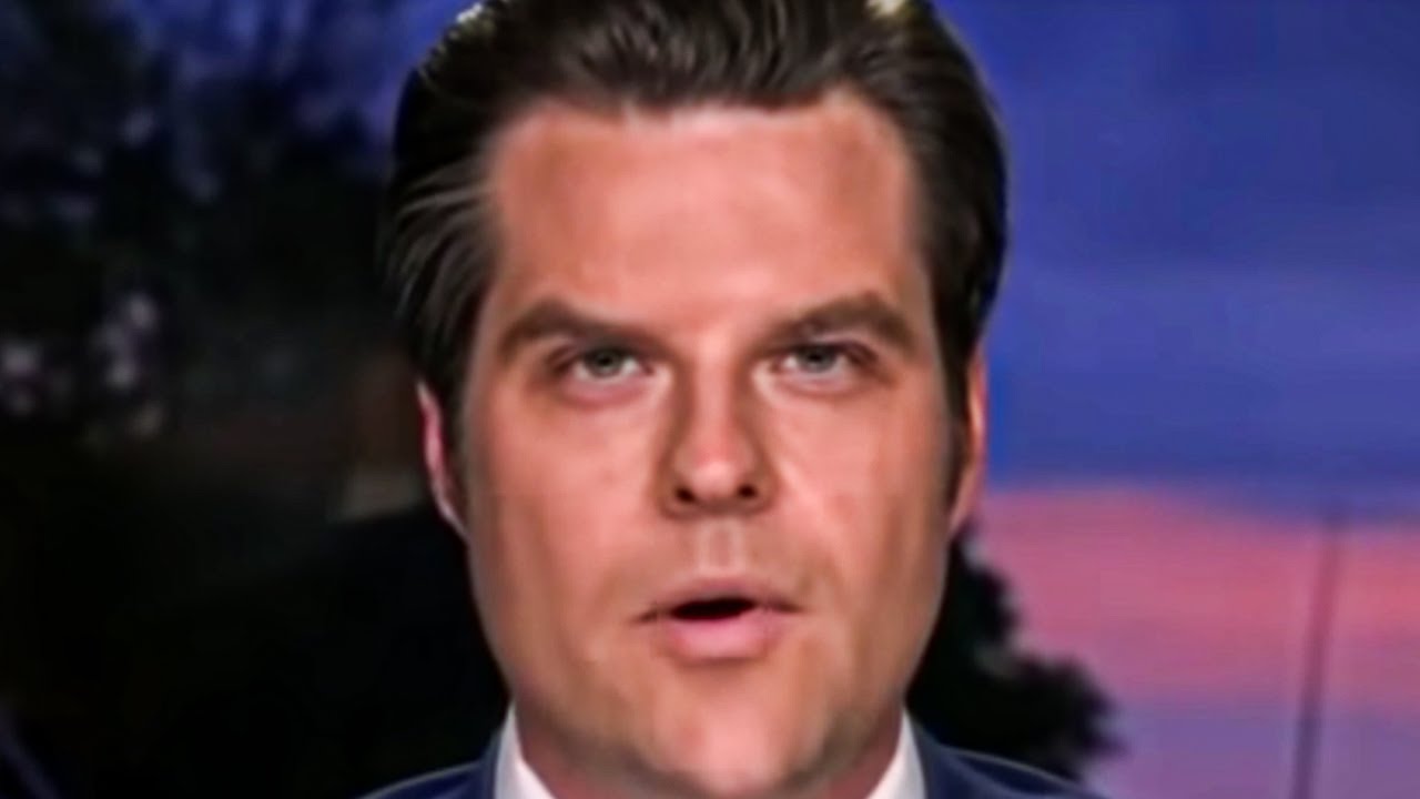 Matt Gaetz Is About To Go Down Hard As Wingman Starts Cooperating With ...
