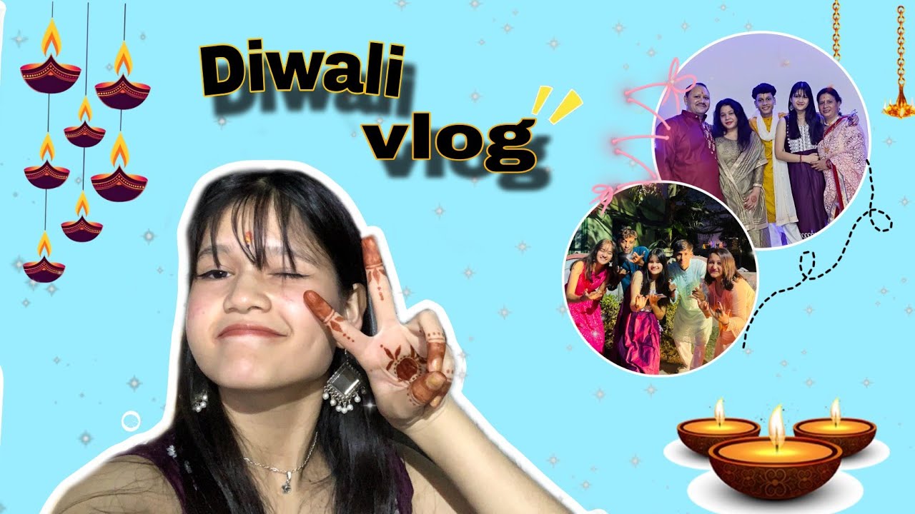 Diwali Vlog 🎇🪔 ️ || Divya Bisht || Fun & Meeting Wdh Friends || Diwali ...