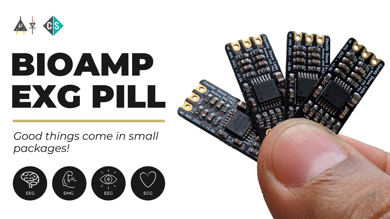 BioAmp EXG Pill v1.0b | Crowd Supply | EMG, ECG, EOG, EEG (Demo ...