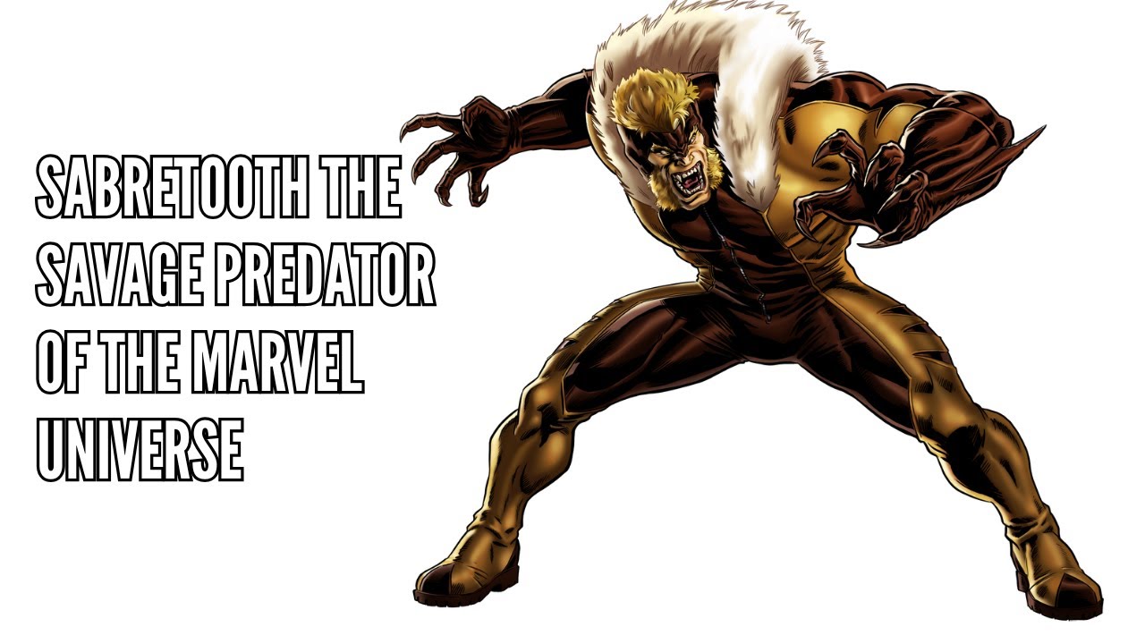 Sabretooth The Savage Predator of the Marvel Universe - YouTube