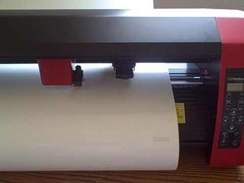 USCutter Laserpoint 24" Vinyl Cutter - YouTube